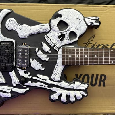 Firefly Skull & Bones Electric Guitar - George Lynch Inspired | Reverb