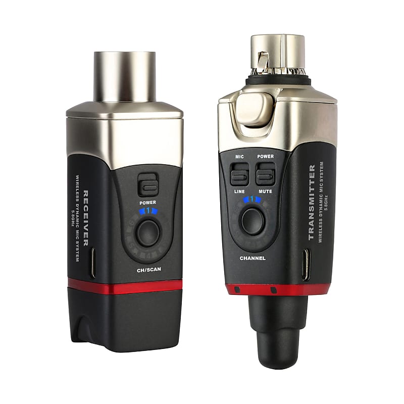 Xvive 5.8GHz Microphone Wireless System ~ Black | Reverb Australia