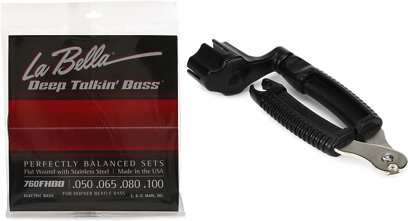 La Bella 760FHBB Deep Talkin' Beatle Bass Flatwound Bass | Reverb