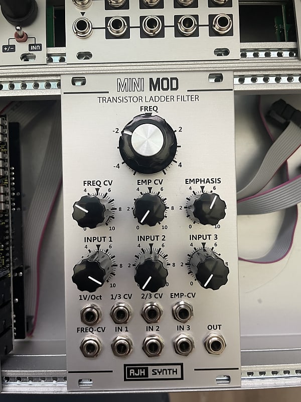 AJH Synth Mini Mod Transistor Ladder VCF Filter - Silver | Reverb