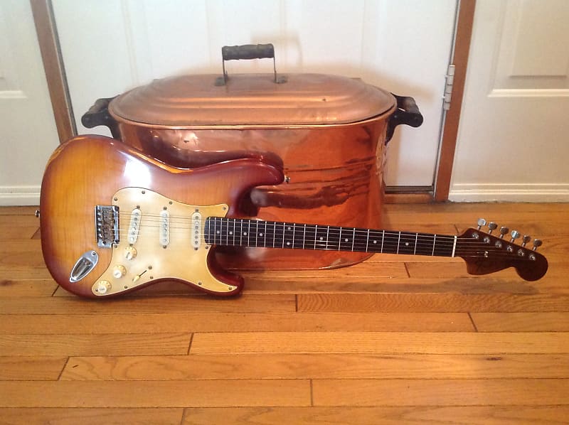 Custom Partscaster Stratocaster Relic Strat in Flat Worn | Reverb