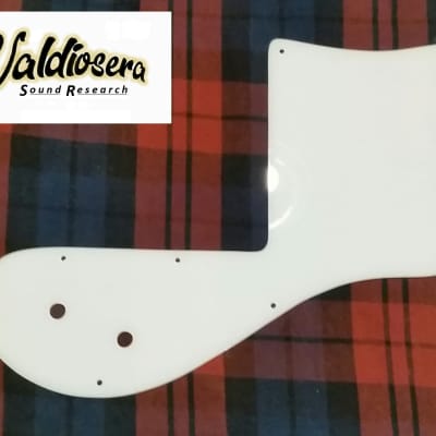 Hand made WHITE plexiglass pickguard to fit on | Reverb Australia