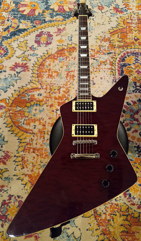 Samick Greg Bennett Rockwell Explorer Red *Made In Korea* | Reverb