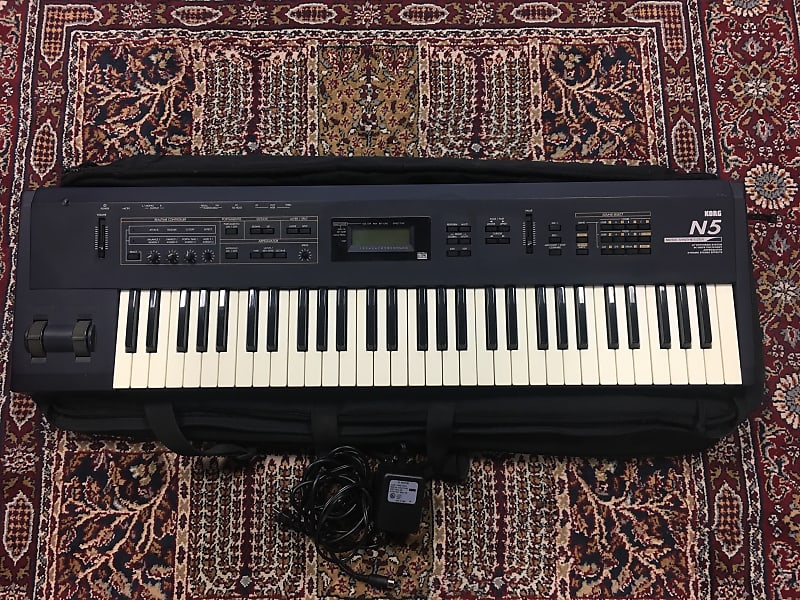Korg N5 with adapter and gig bag | Reverb