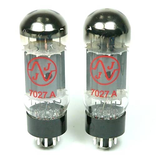 JJ Power Vacuum Tube, 7027A, Matched Pair | Reverb