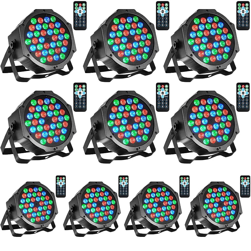 Dj Lights, 36 Led Par Lights Stage Lights With Sound | Reverb