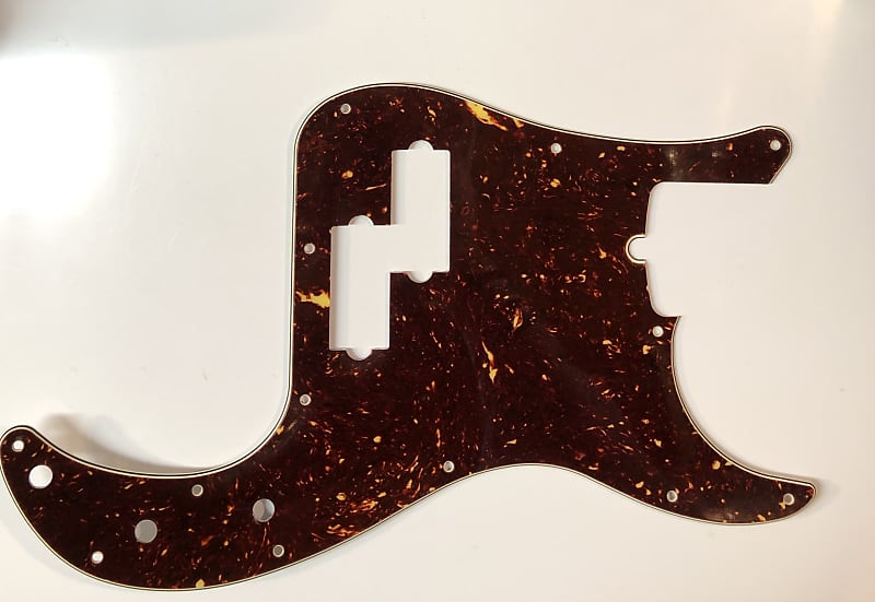 Fender Precision P-Bass 4-Ply Pickguard Brown Tortoise Shell | Reverb