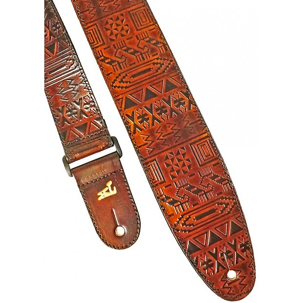 XL Aztec Embossed Guitar Strap by XL Straps. | Reverb