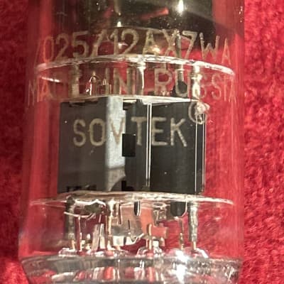 Sovtek Set 12AX7WA Preamp Vacuum Tubes 1970s - Clear Glass | Reverb