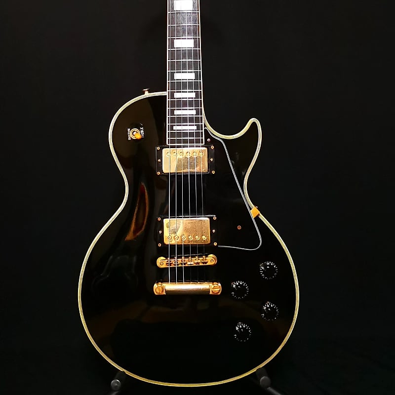 Burny RLC 60 1990 Black Single Cut Custom Made in Japan | Reverb