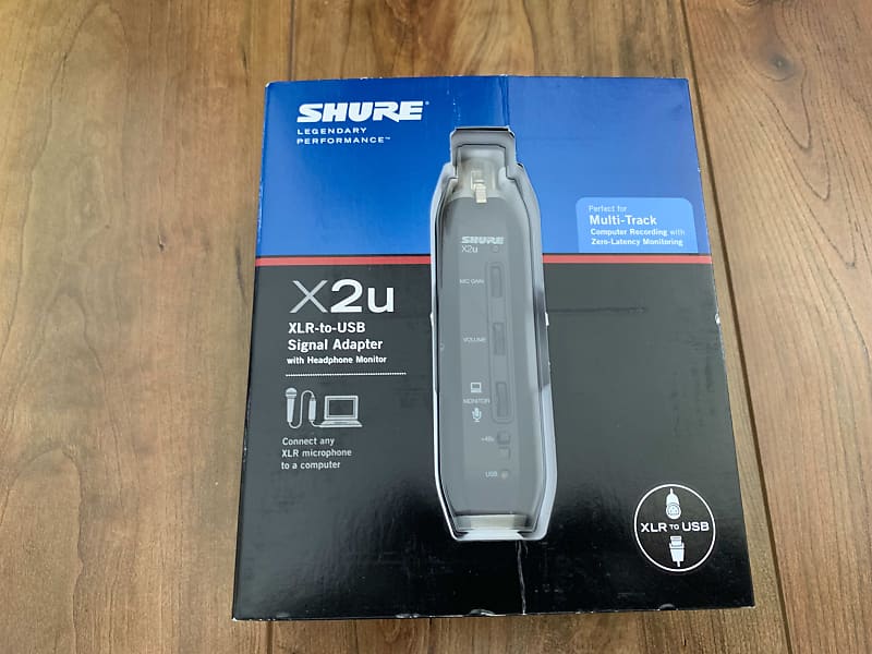 Shure X2U XLR to USB Mic Adapter 2022 | Reverb