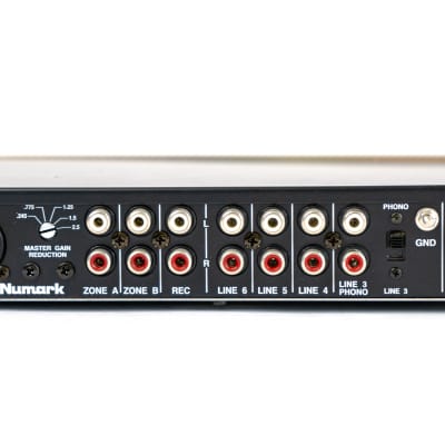 Numark RM6 Rack Mixer - 6 Line, 1 Phono, 3 Mic Inputs in a | Reverb UK