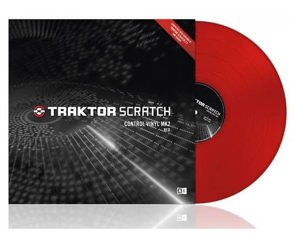 NATIVE INSTRUMENTS TRAKTOR SCRATCH CONTROL VINYL RED MKII | Reverb