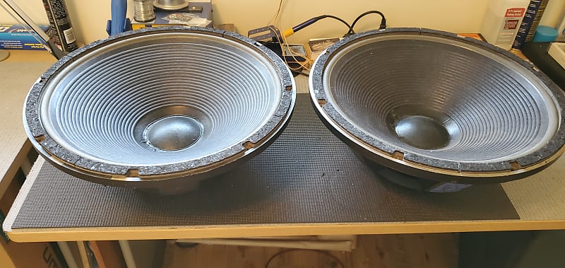 JBL 2245H 18" Subwoofer Driver Pair (reconed) | Reverb