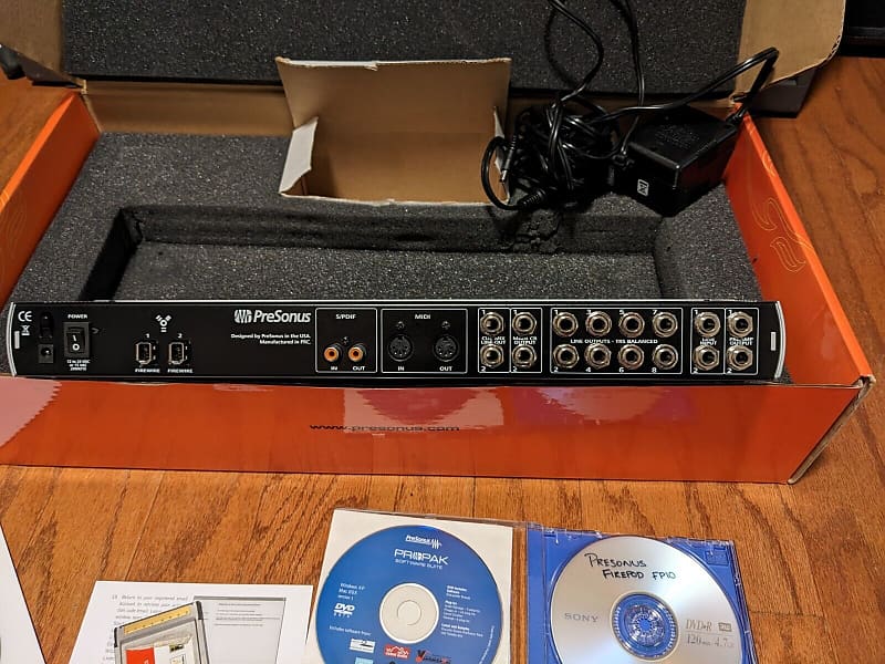 PreSonus Firepod FP10 with original power cable and owner's | Reverb