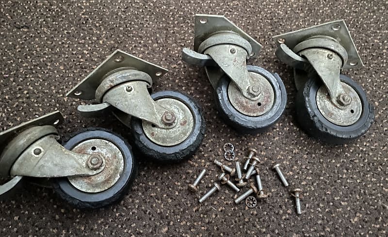 Marshall Revvo casters from 1969 | Reverb