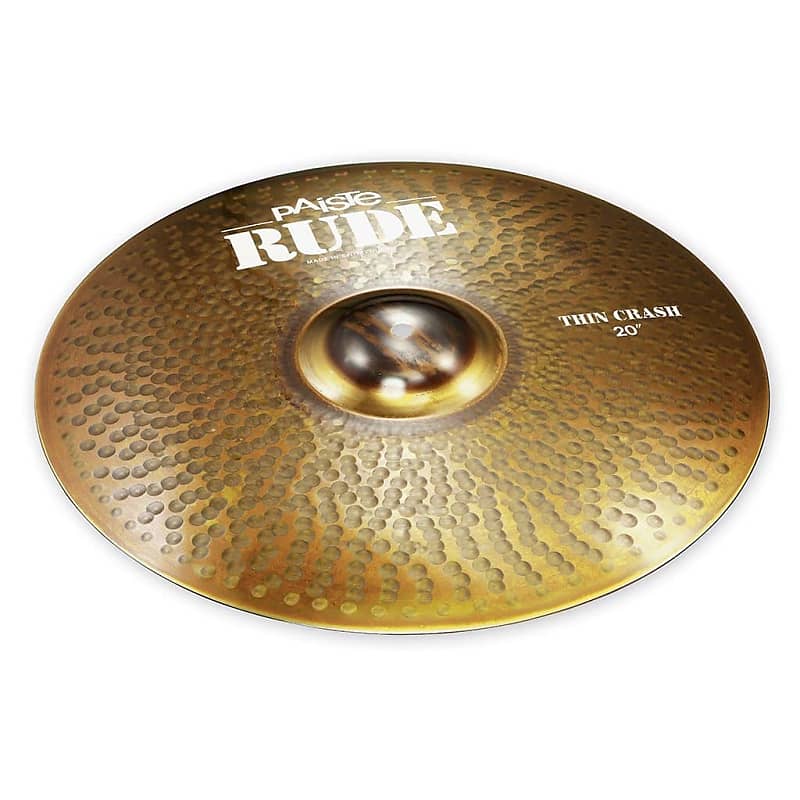 Paiste Rude Thin Crash Cymbal 20" | Reverb