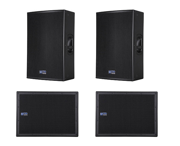 2x RCF TT25-A II + 2x RCF TTS18-A | Reverb