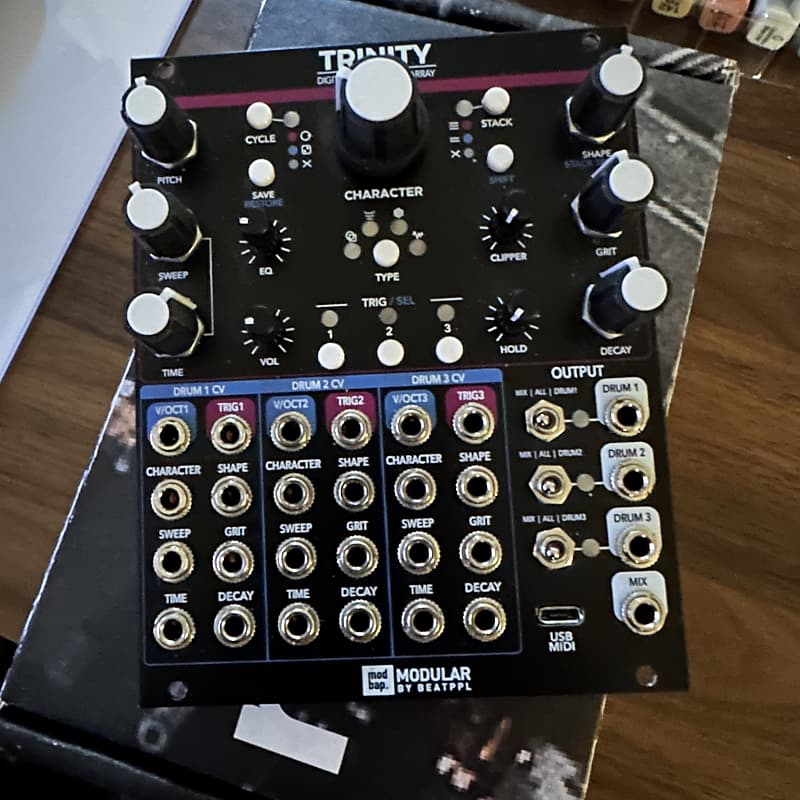 Modbap Modular Trinity Drum Synth Array 2022 - Black | Reverb