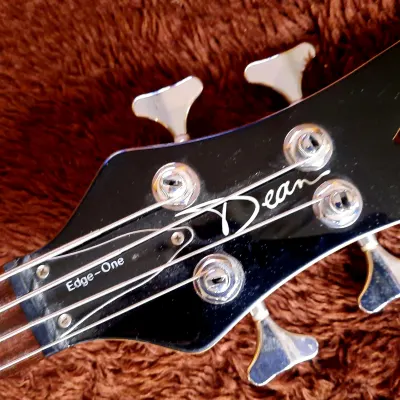 Dean Edge One 2000s Translucent Red 4 String Electric Bass | Reverb