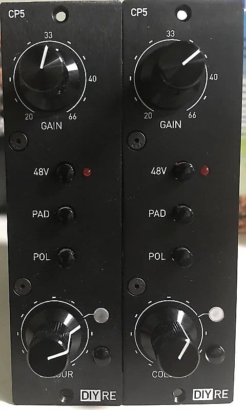 DIYRE CP5 500 series mic pres (Pair) w/ Rogue 5 & Steezer | Reverb