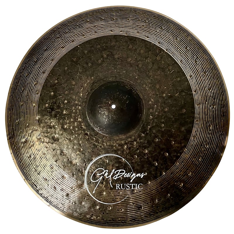 23.5" GM Designs Rustic Ride Cymbal - Dark and Earthy | Reverb UK