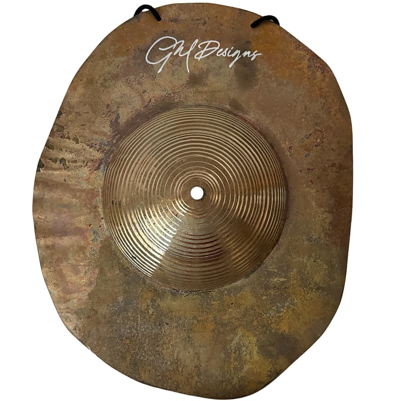 GM Designs Hanging/Mountable Irregular Cymbal w/ 8" Bell - | Reverb