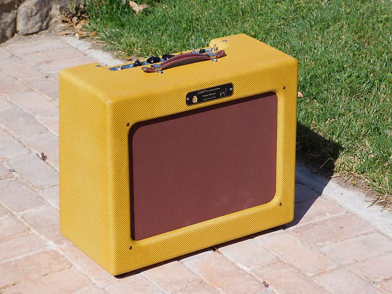 IN Stock! Carl's Custom Amps Octal Tweed Deluxe TV Front | Reverb