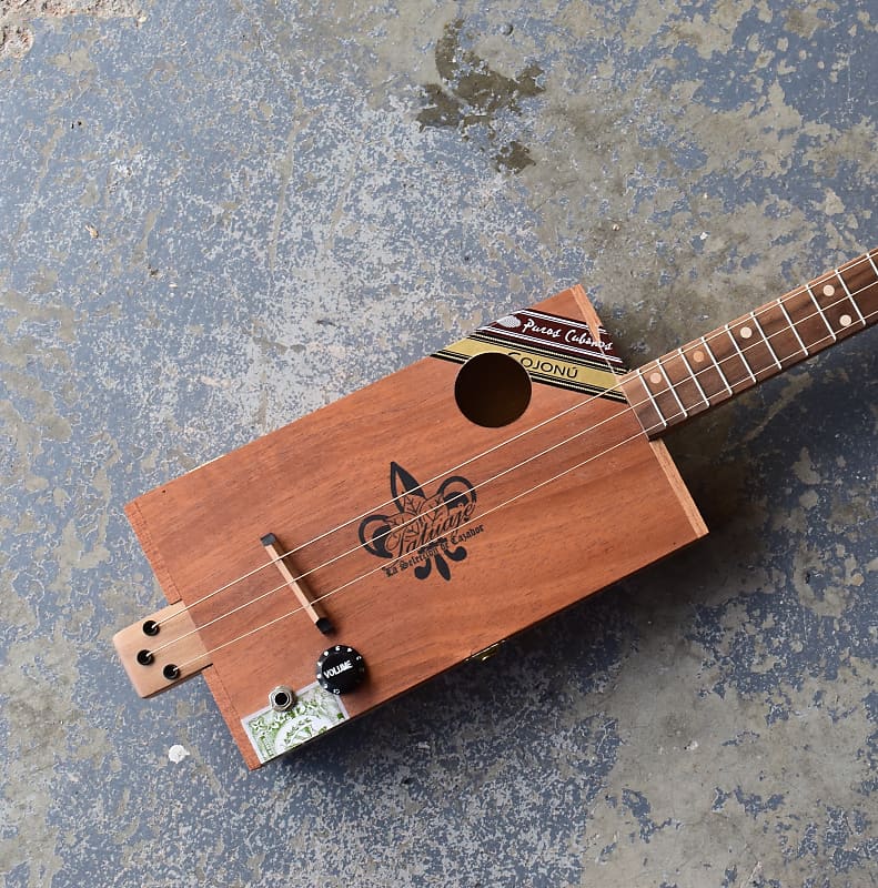 Cigar box guitar, 3-string guitar, handmade cbg | Reverb