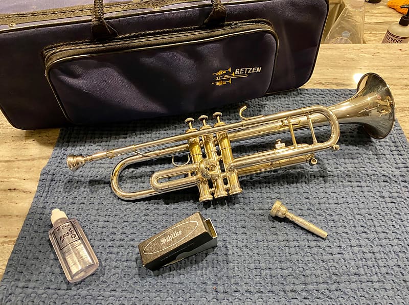 Getzen 700 Eterna II Trumpet Silver | Reverb