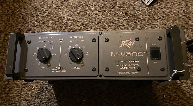 Peavey m2600 power amp amplifier AS IS LOCAL PICKUP | Reverb