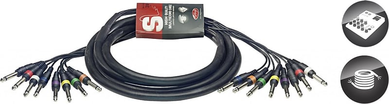 3 m/10 ft. Multicore Cable - 8 x phone-plug/8 x phone-plug | Reverb