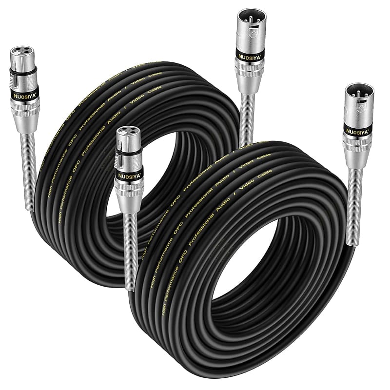 10M XLR Cable, 2 Pack 33ft Metal Spring SR Design Balanced | Reverb UK