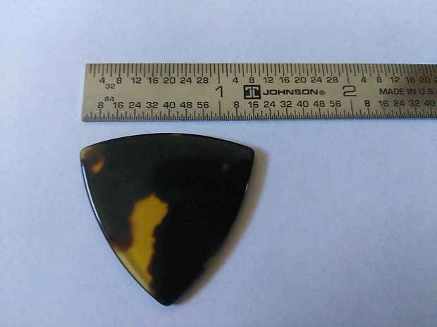 Vintage 2mm Triangle Tortoise Shell Pick | Reverb