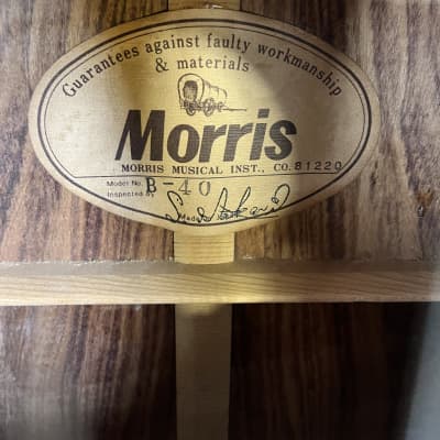 Morris B-40 vintage 12 String 1980’s | Reverb