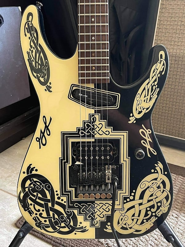 ESP George Lynch 2007 - Black and Cream | Reverb