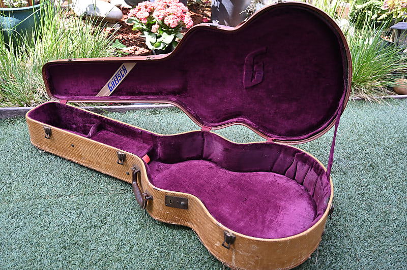 1950s Gretsch Tweed Hollow Body Case | Reverb