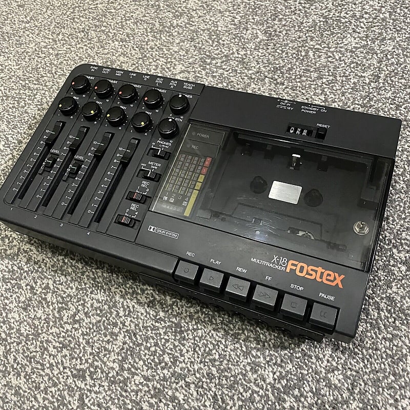 [Rare] FOSTEX X-18 Multitracker Analog 4 Track Cassette | Reverb UK