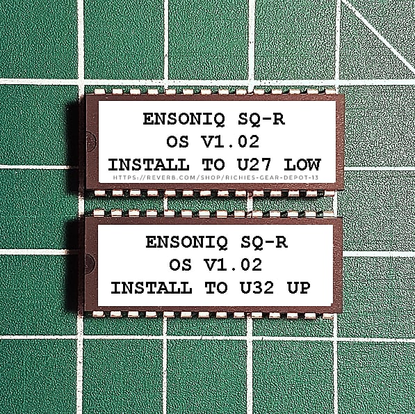 Ensoniq SQ-R OS v1.02 EPROM Firmware Upgrade SET / | Reverb Canada