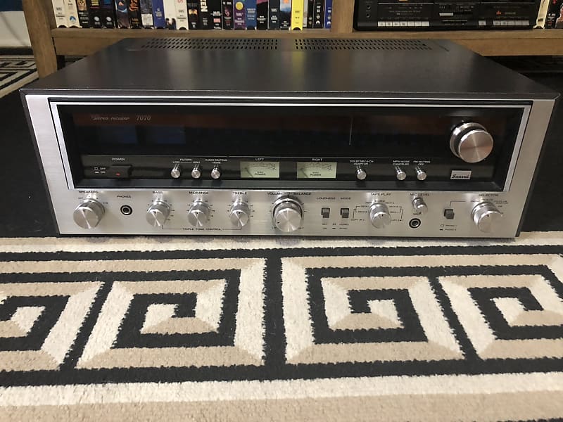 Sansui 7070 Hammered Black | Reverb