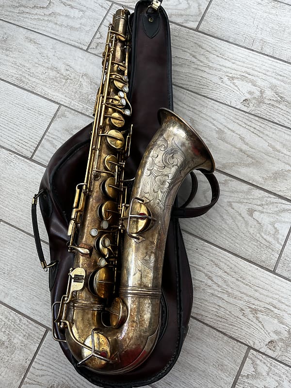 Vintage Conn CHU Berry tenor saxophone gold plate deluxe | Reverb