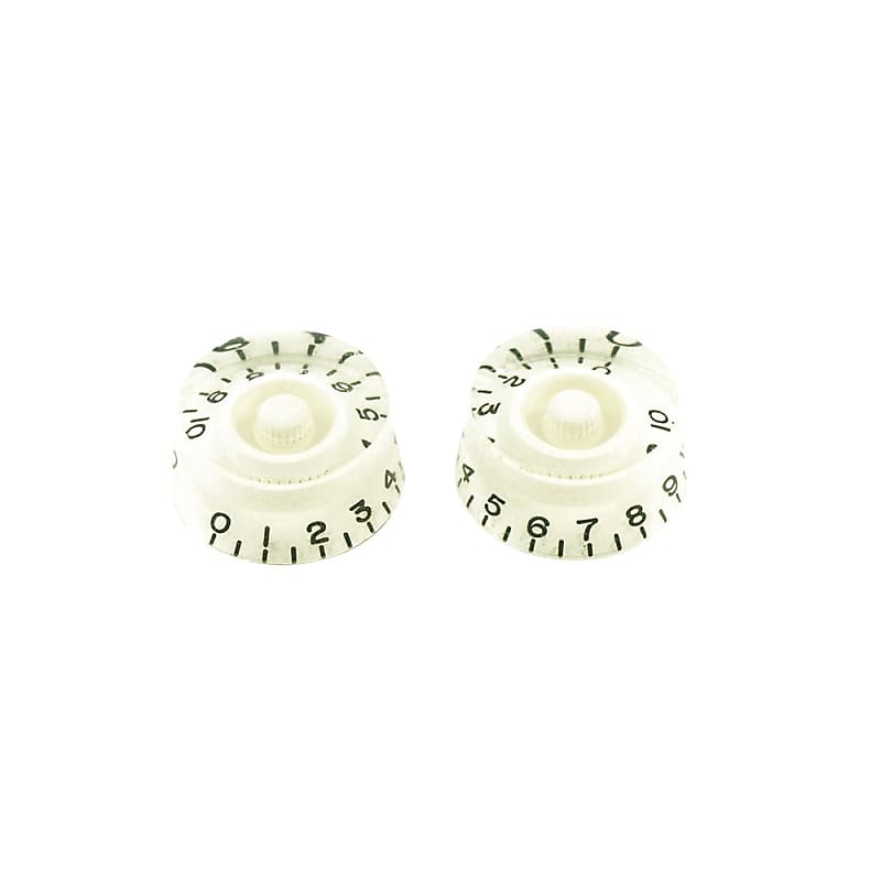 Speed Knob Set Of 2, White | Reverb