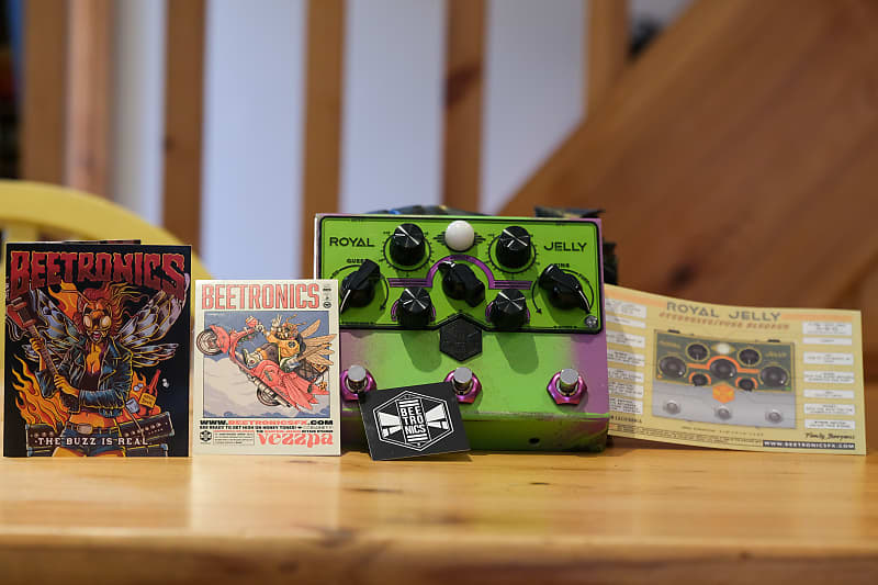 Beetronics Royal Jelly Overdrive / Fuzz - La Uva | Reverb