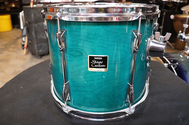 Yamaha 11x13" Stage Custom Rack Tom Drum Turquoise | Reverb