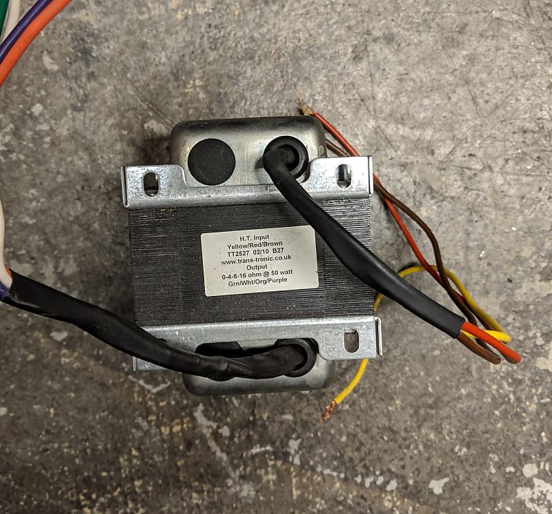 Hiwatt 50 Watt Output Transformer - Partridge Specs Silver | Reverb