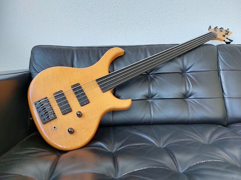Human Base Base X 5 fretless Natur | Reverb