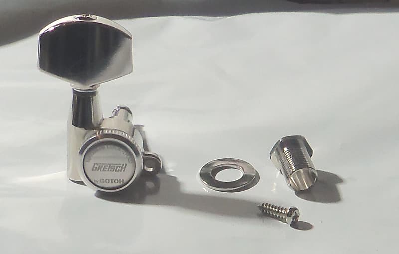 Gotoh® "Gretsch" Logo Magnum Lock-Trad BASS Side SINGLE | Reverb