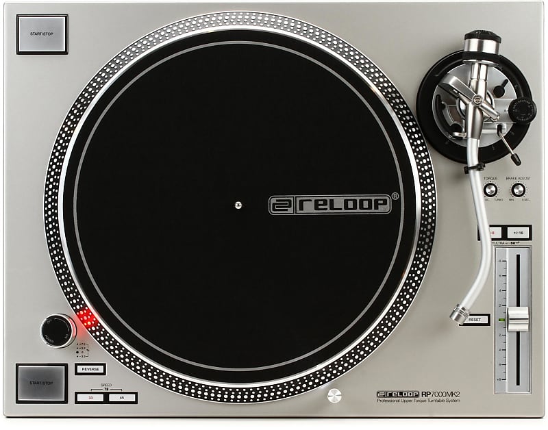 Reloop RP-7000 MK2 Direct Drive Turntable - Silver (3-pack) | Reverb