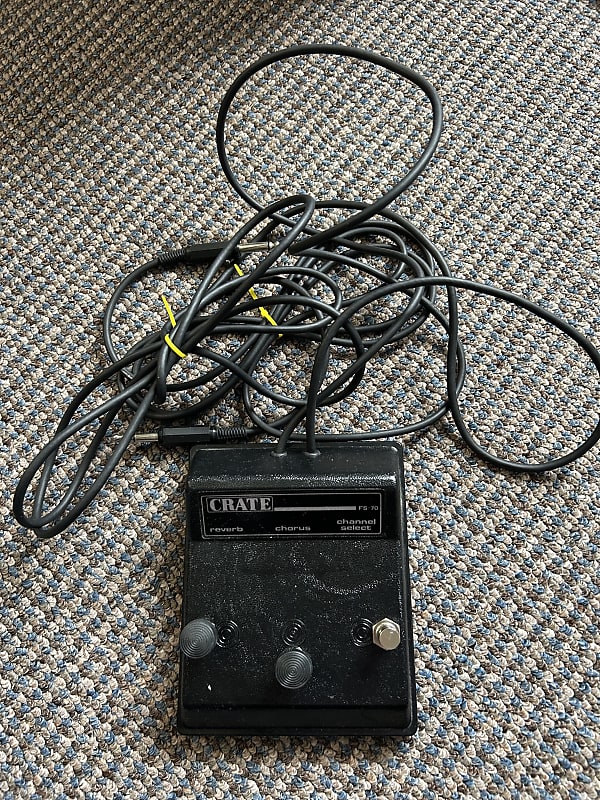 Rare Vintage Crate Footswitch FS-70 for Crate Combo Head Amps | Reverb