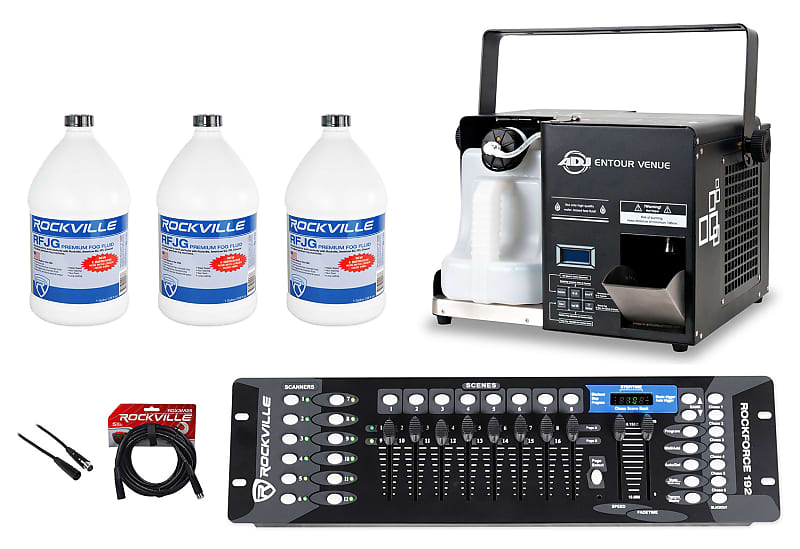 American DJ ENTOUR VENUE Faze/Fog Machine w/ Remote+(2) Gal | Reverb